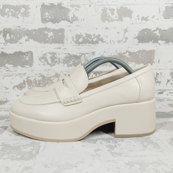 Dolce Vita | Shoes | New Dolce Vita Yanni Platform Penny Ivory Leather ...